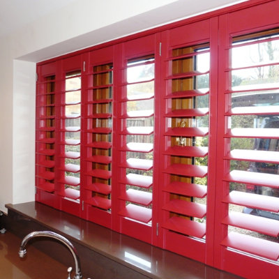 Grey Shutters | Coloured Shutters | Interior shutters