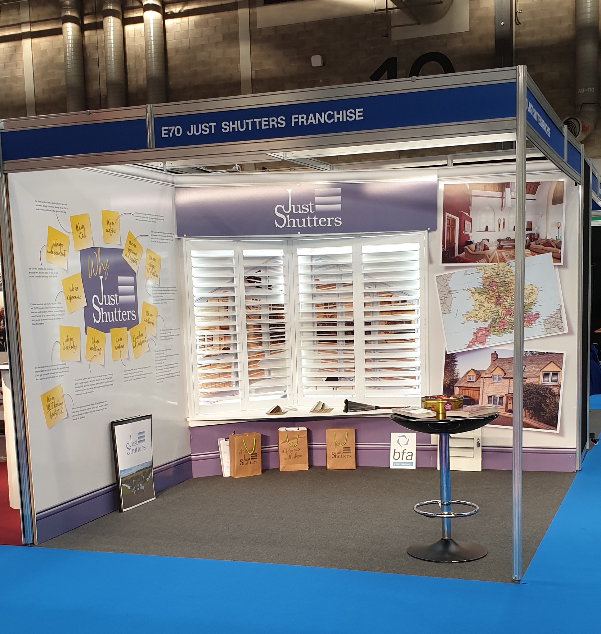 Just Shutters Team | National Franchise Exhibition 2019 | UK