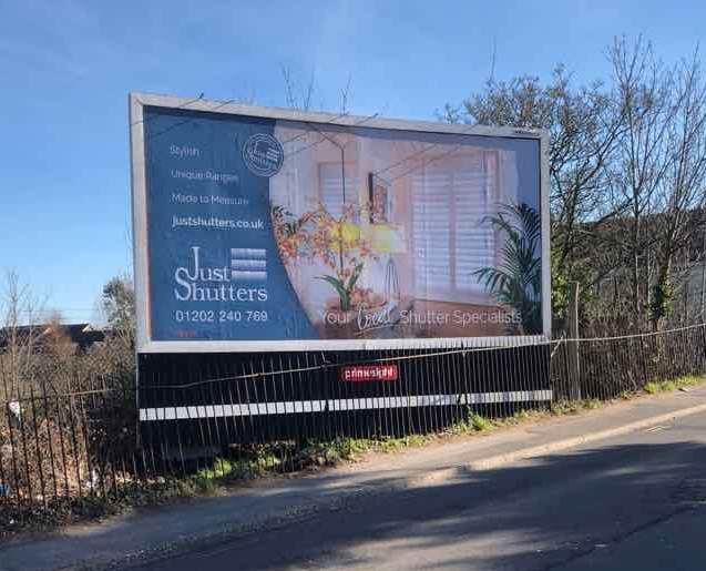 Billboards | Just Shutters | Shutter Company | Full Height | UK